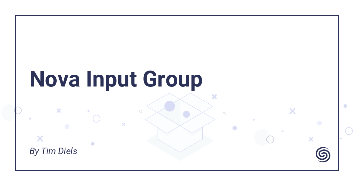 Input Group - Nova Packages