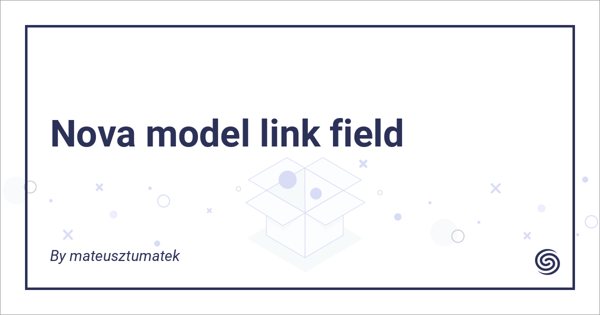 model link field - Nova Packages