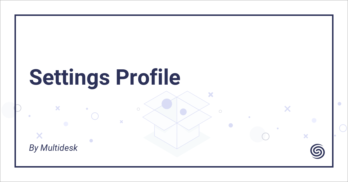 Settings Profile - Nova Packages
