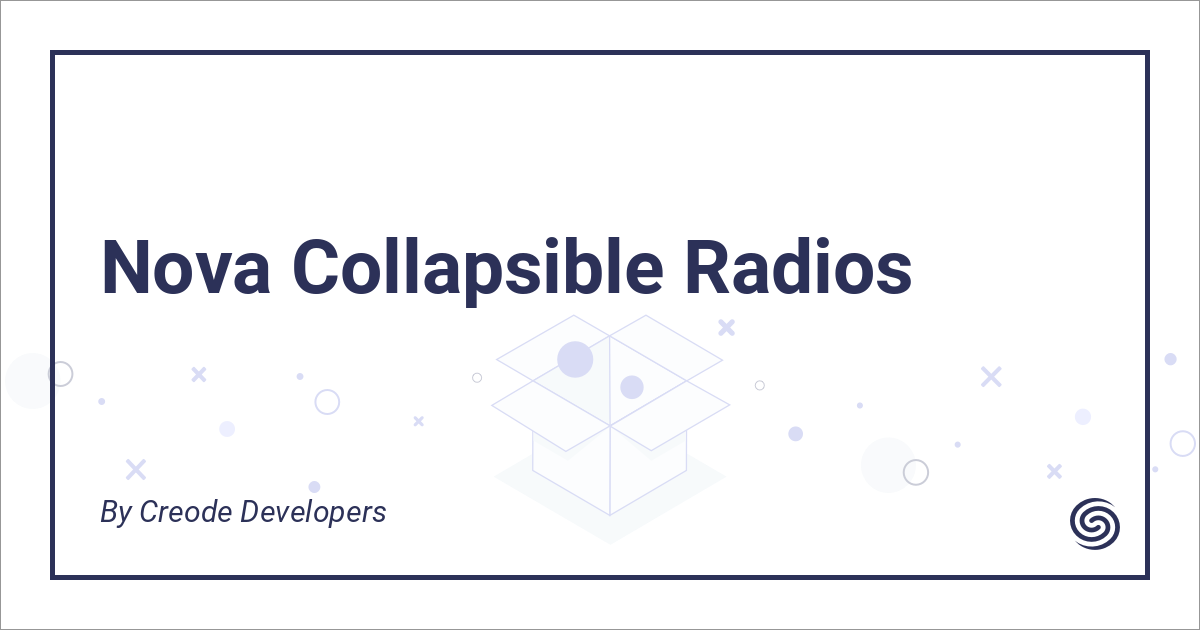 Collapsible Radios - Nova Packages