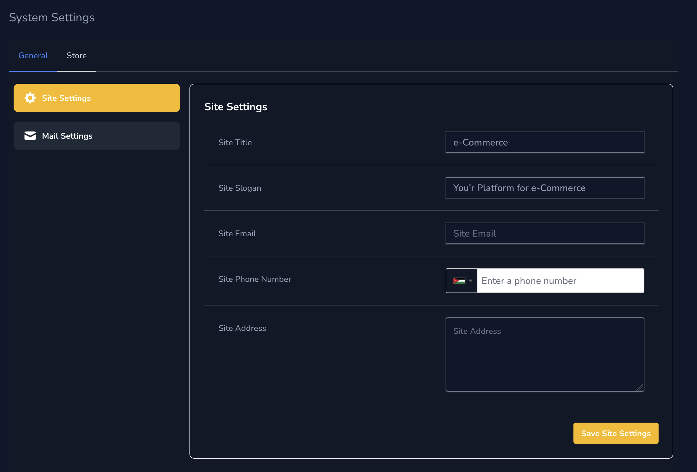 System Settings Tool - Nova Packages