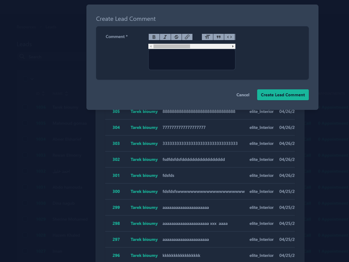 HasManyToModal - Nova Packages