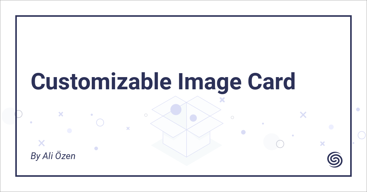Customizable Image Card - Nova Packages
