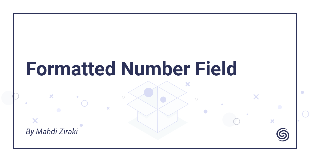 Formatted Number Field - Nova Packages