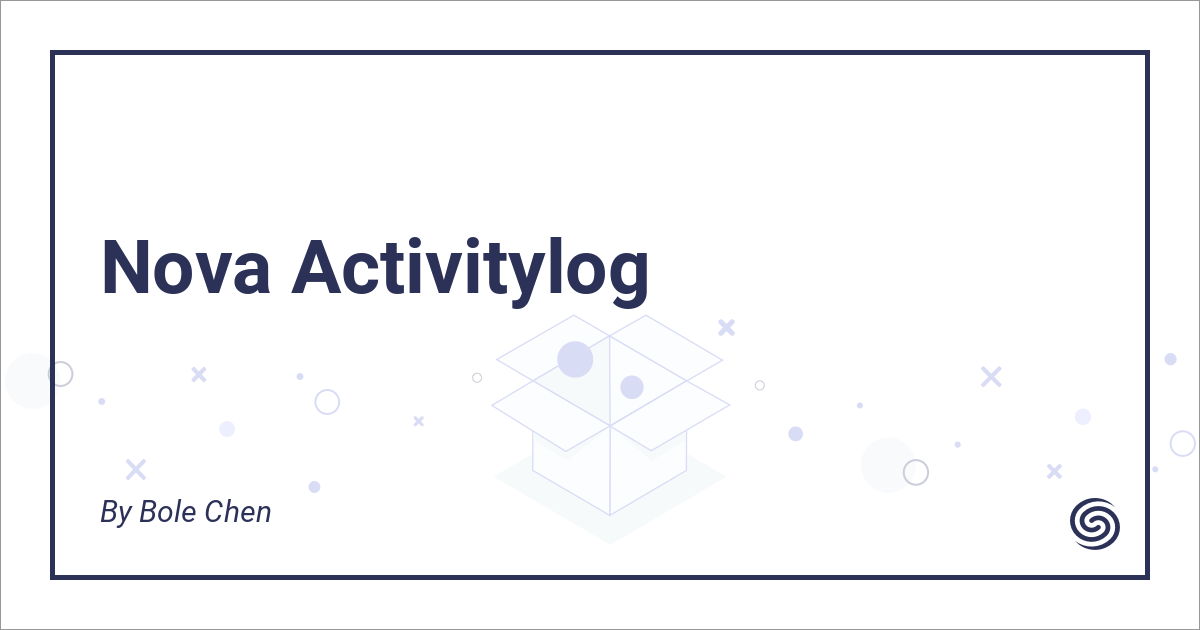 Activitylog - Nova Packages