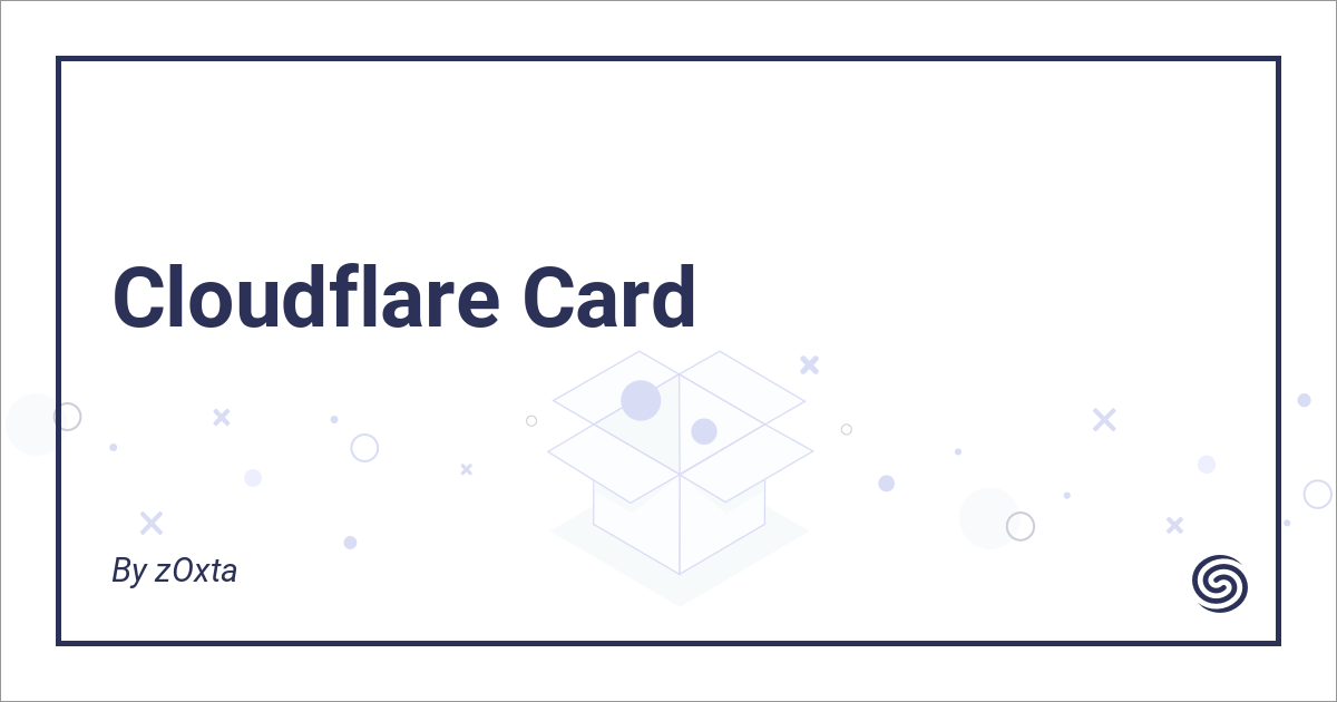 Cloudflare Card - Nova Packages