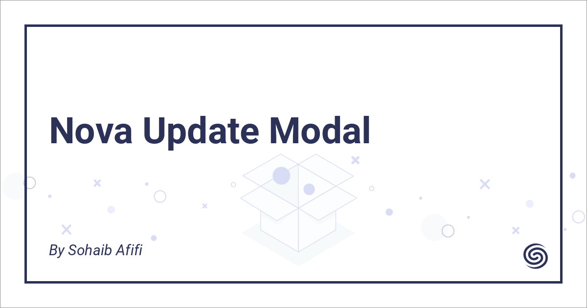 Update Modal Nova Packages