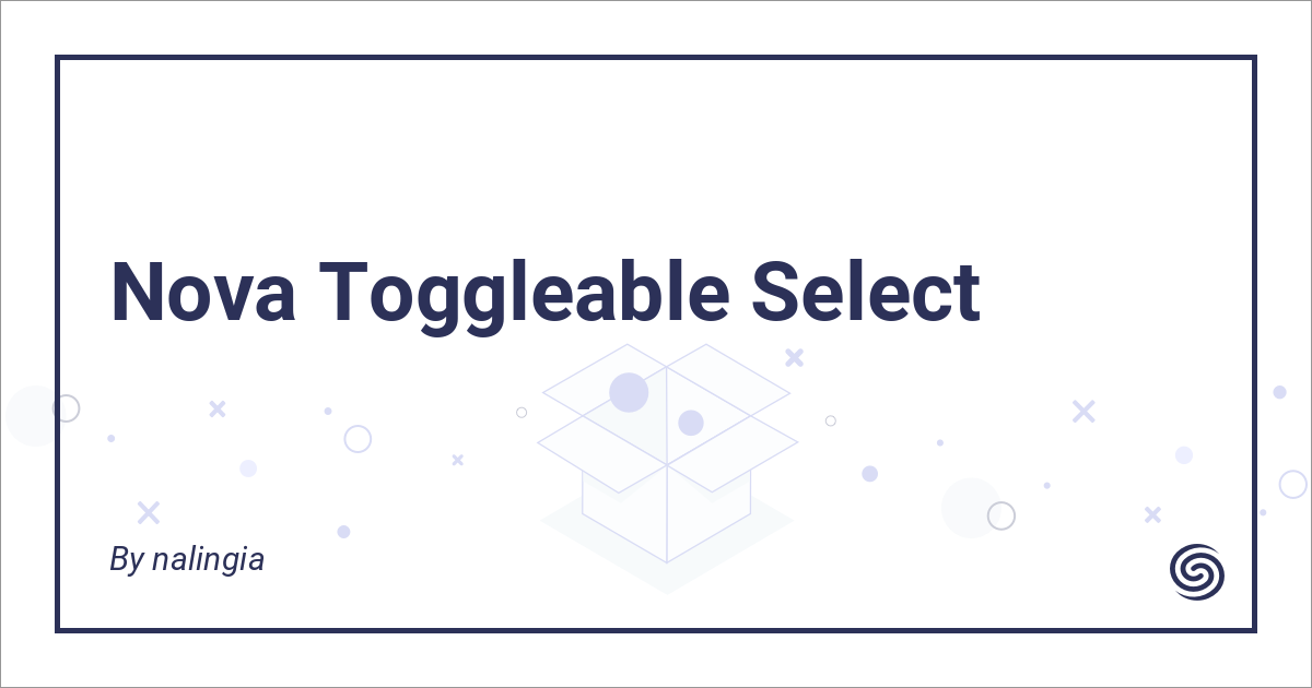 Toggleable Select - Nova Packages