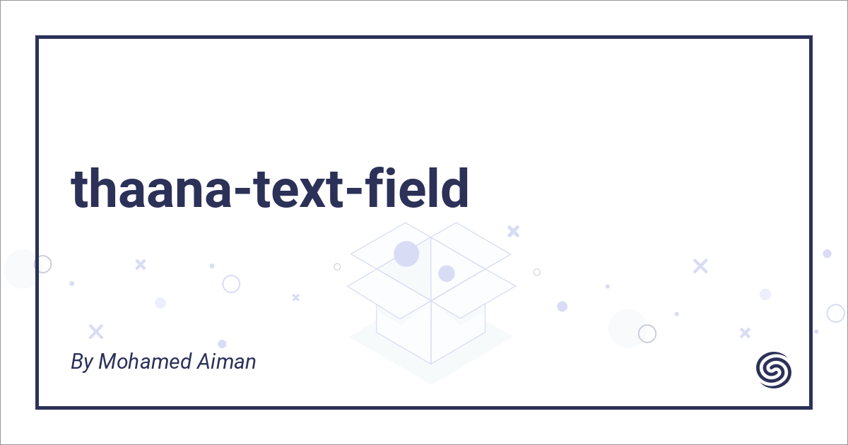 thaana-text-field - Nova Packages