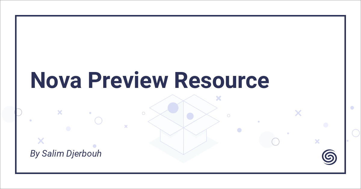 Preview Resource Nova Packages