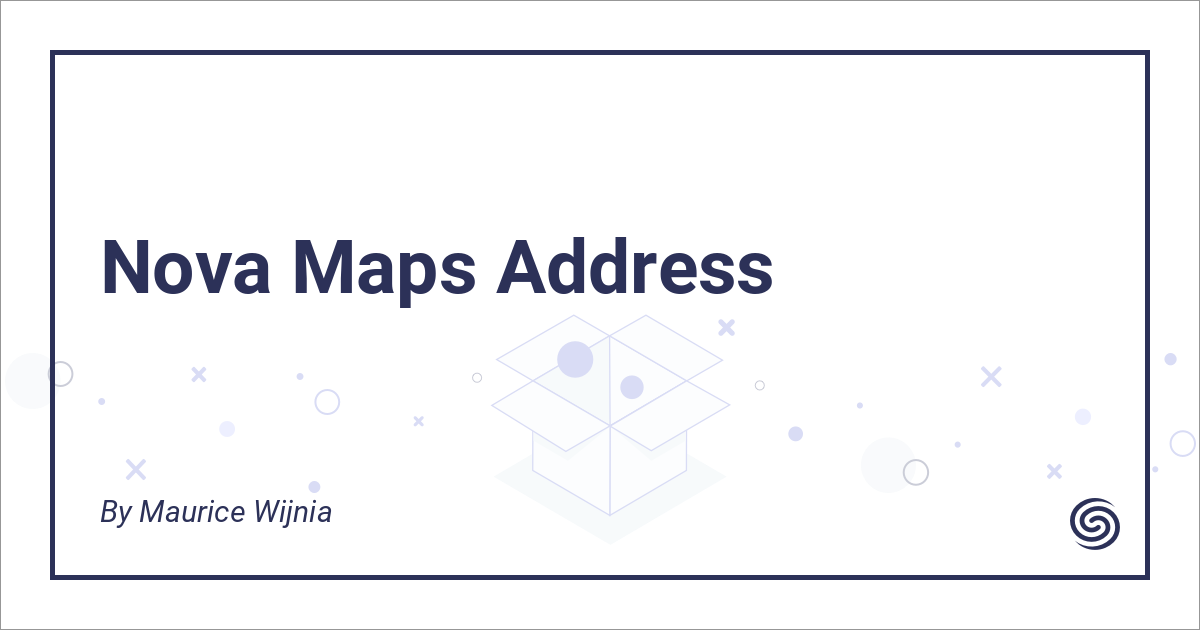 Maps Address - Nova Packages