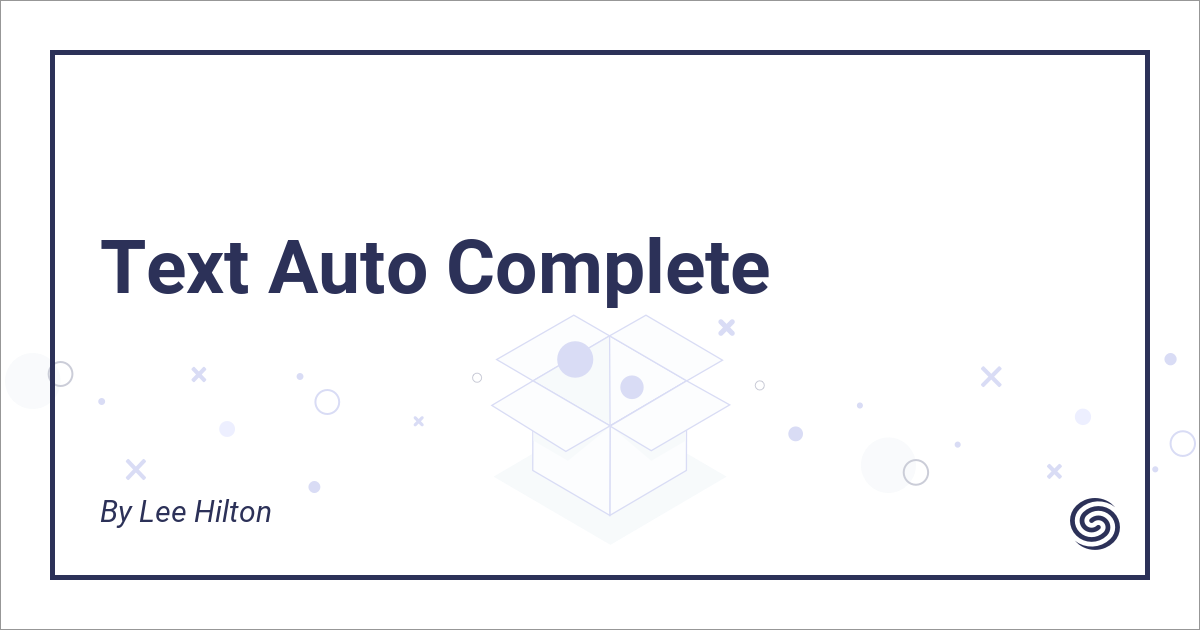 Text Auto Complete - Nova Packages