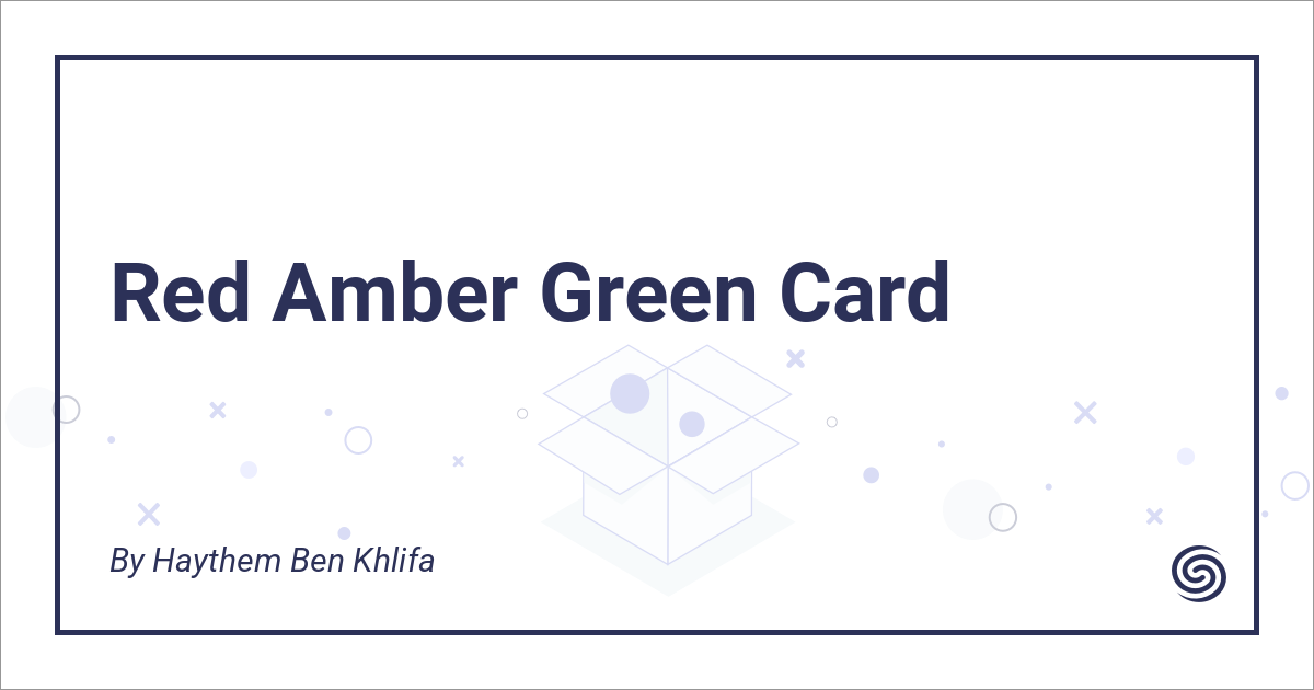 Red Amber Green Card - Nova Packages