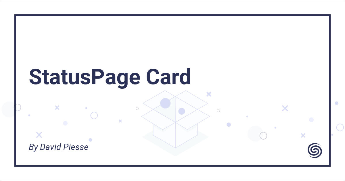 StatusPage Card - Nova Packages