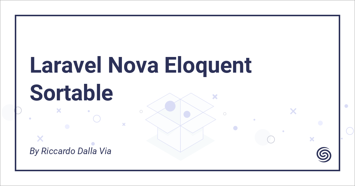 Eloquent Sortable Nova Packages 