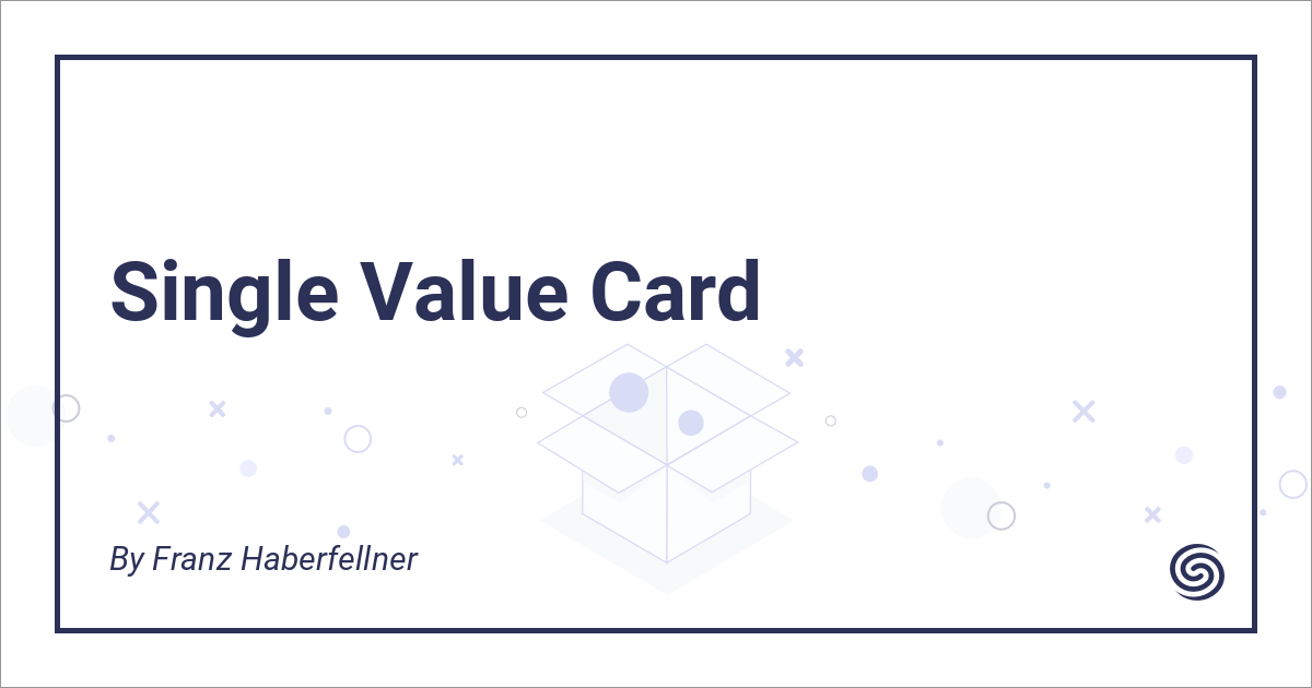Single Value Card - Nova Packages