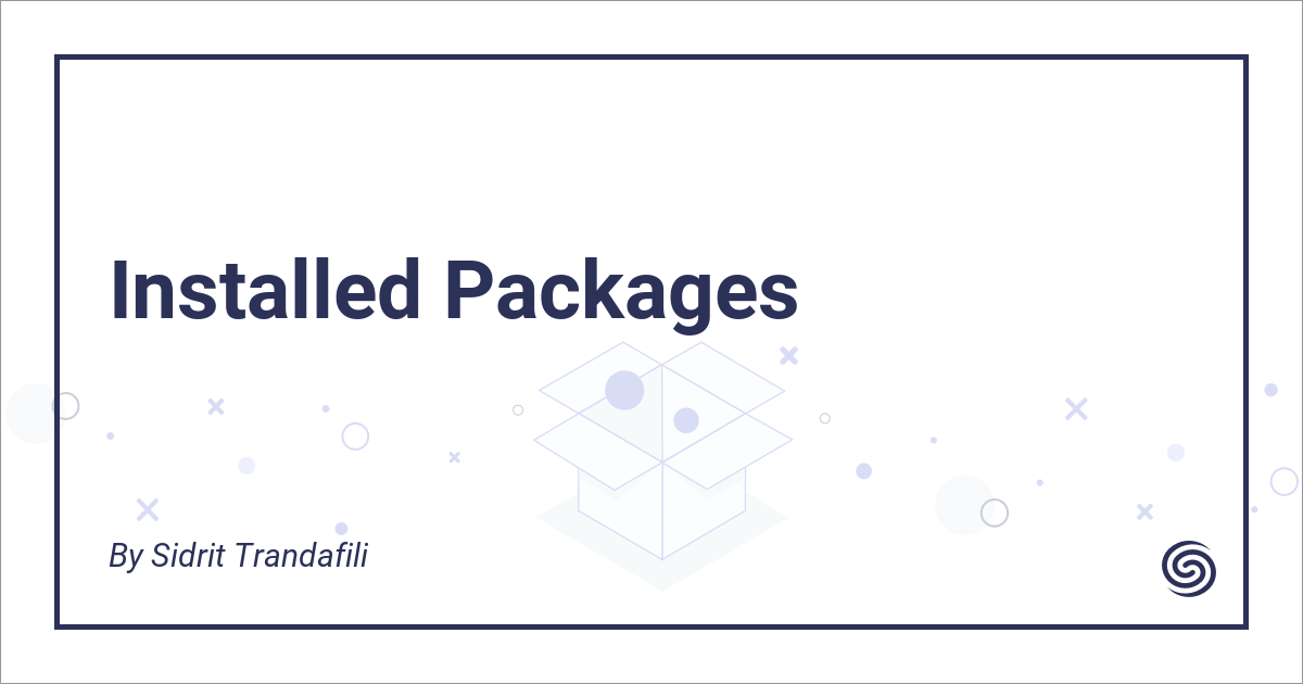 Installed Packages - Nova Packages