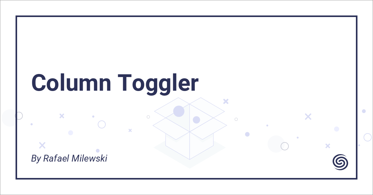 Column Toggler - Nova Packages
