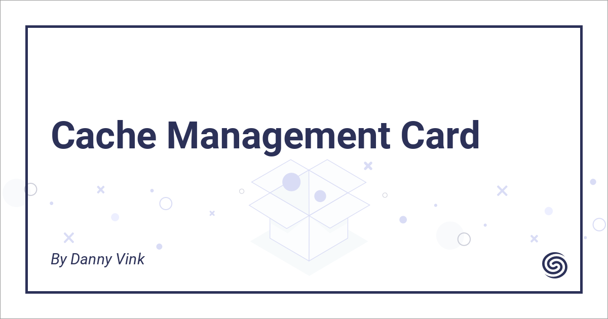 Cache Management Card - Nova Packages