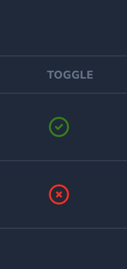 Toggle Switch Field - Nova Packages