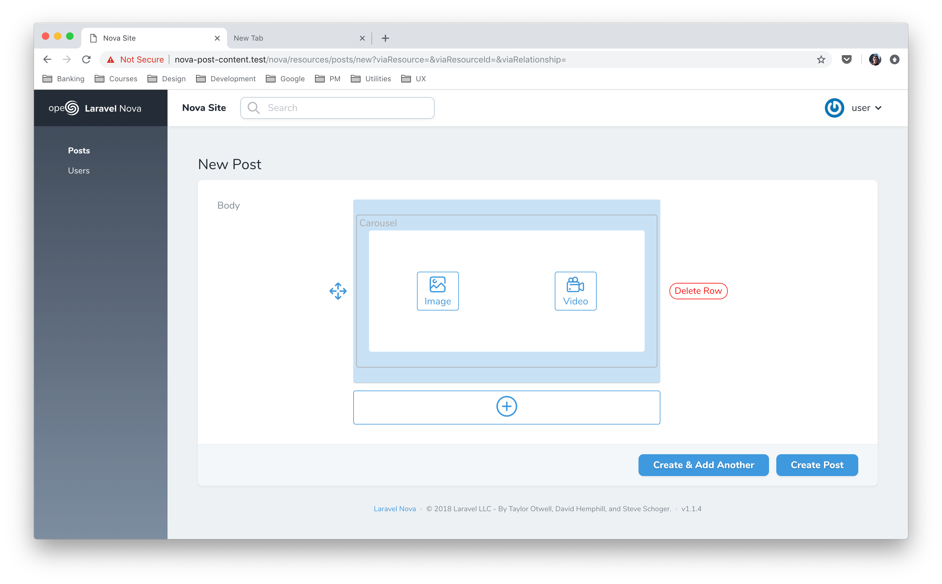Blog Field - Nova Packages