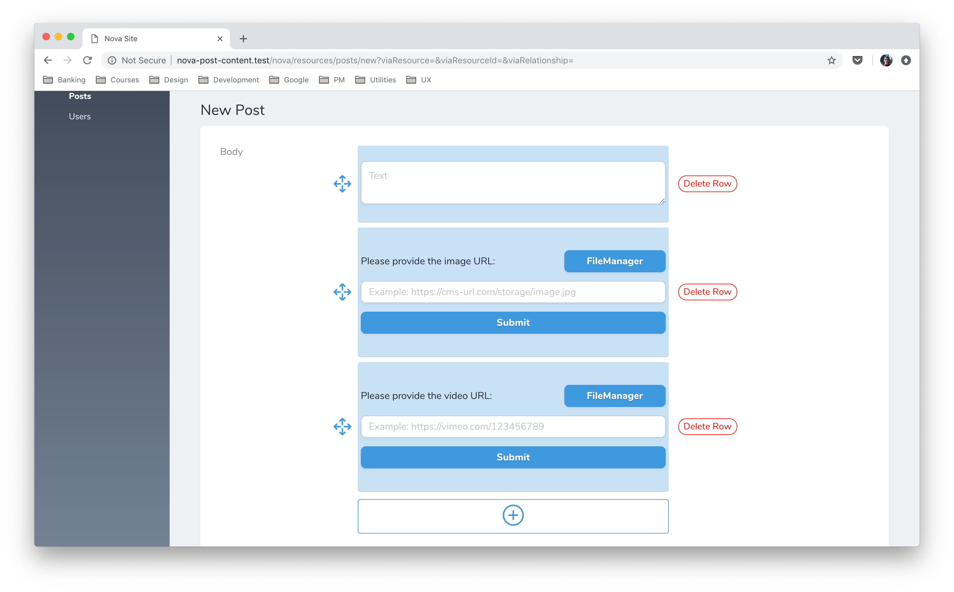 Blog Field - Nova Packages