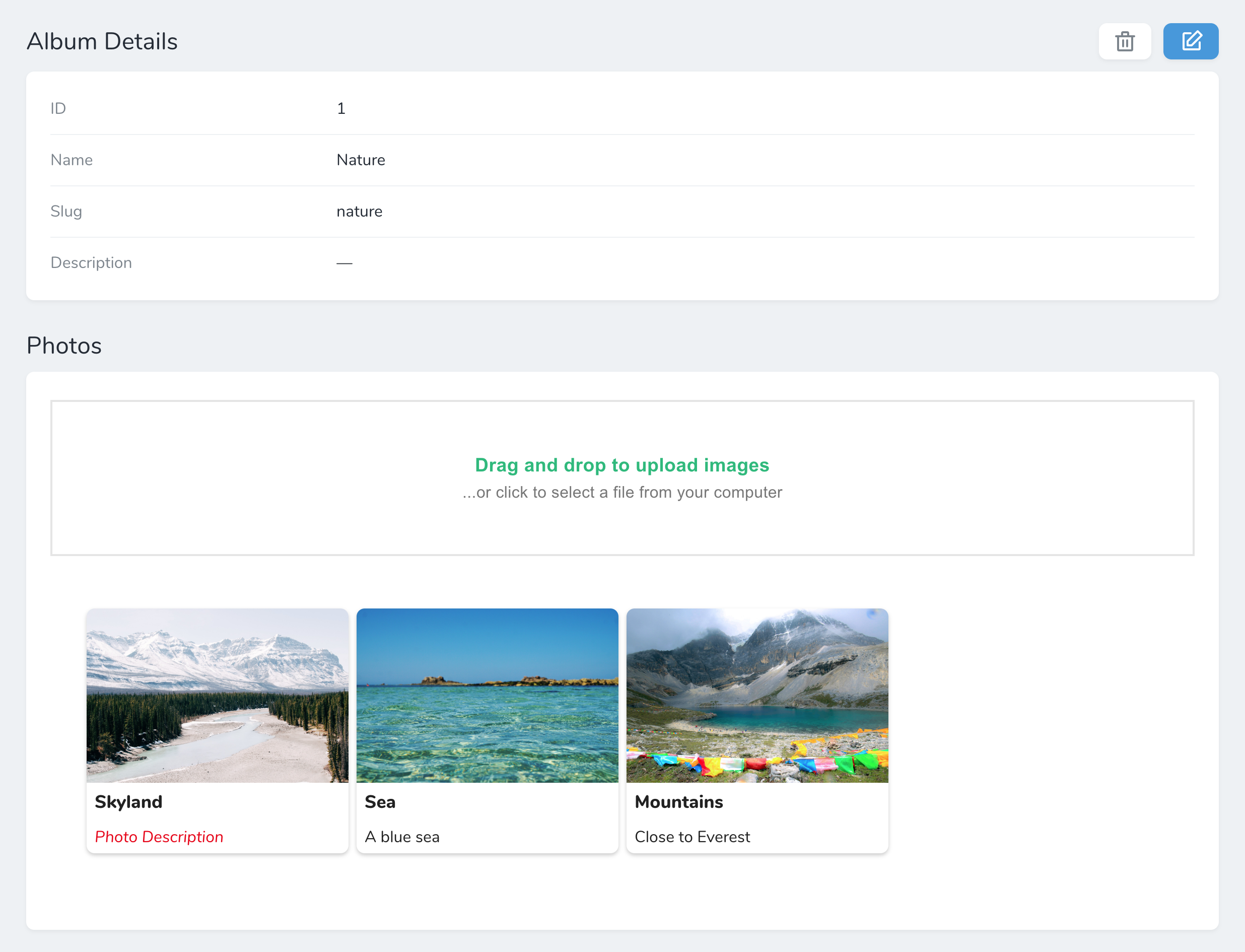Gallery - Nova Packages
