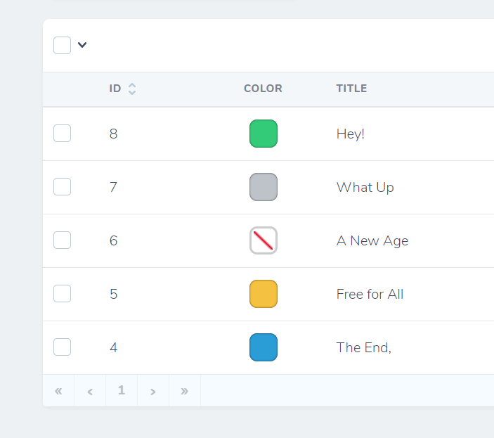 Swatches (Color Picker) - Nova Packages