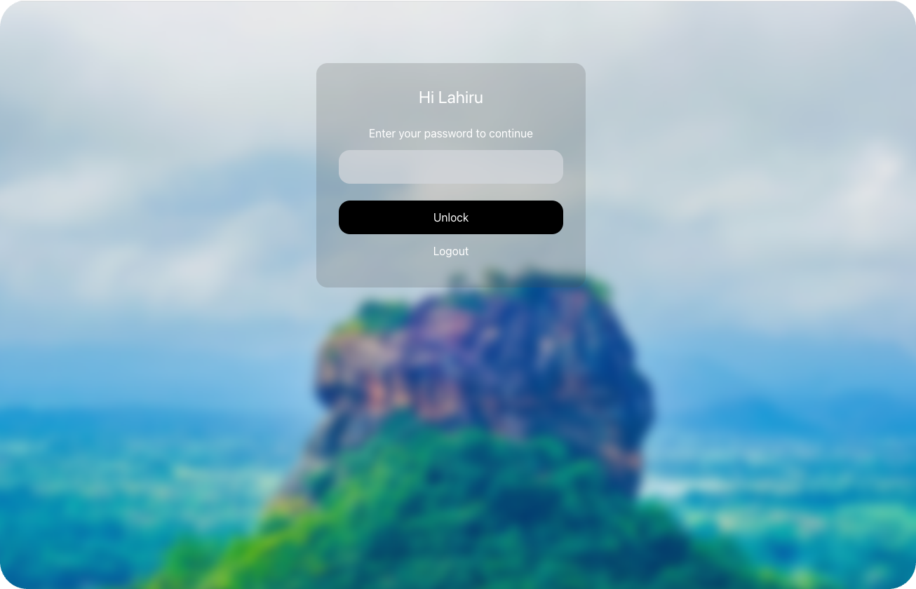 Lock Screen - Nova Packages