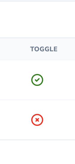 Toggle Switch Field - Nova Packages