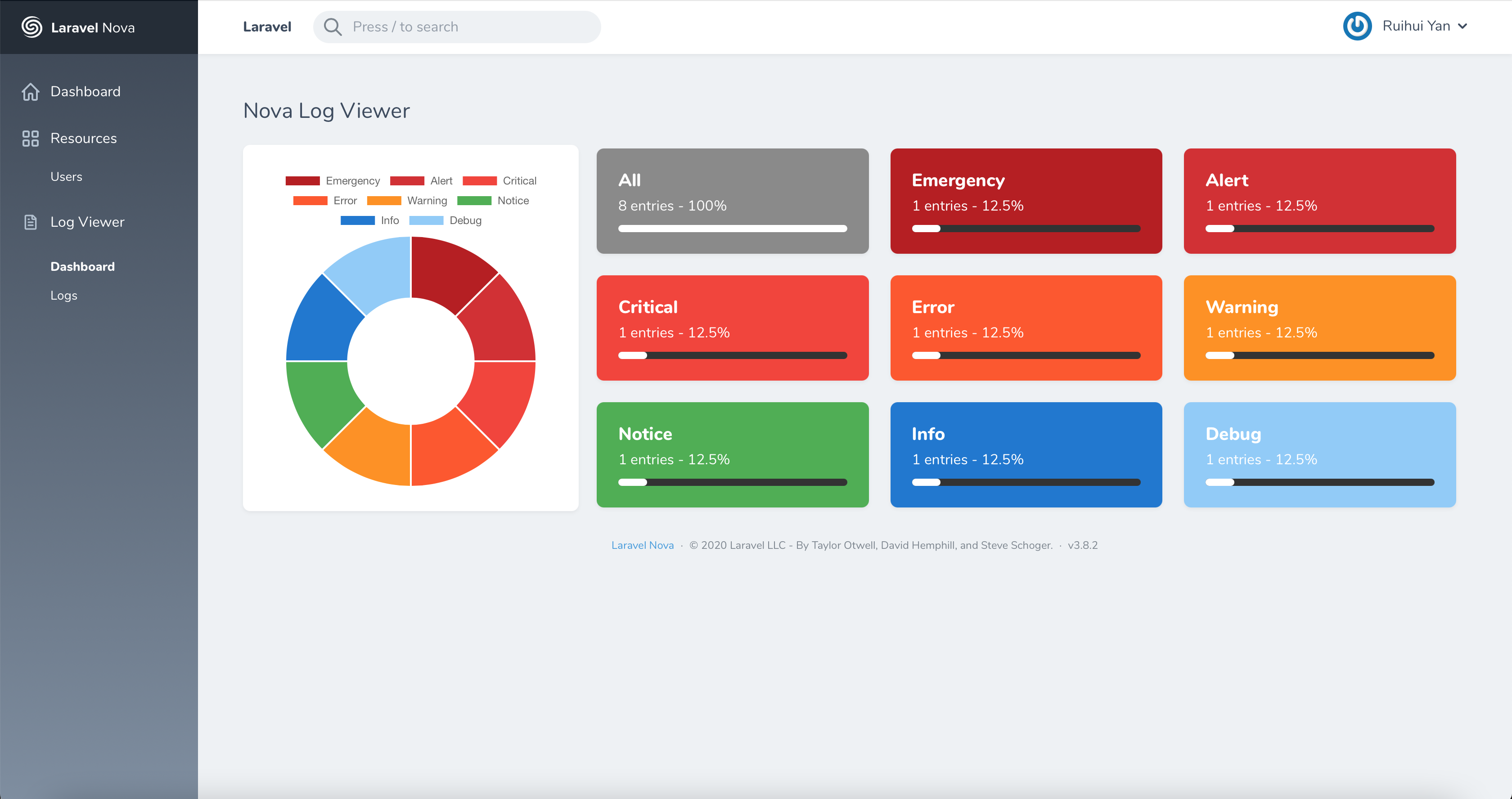 Log Viewer - Nova Packages