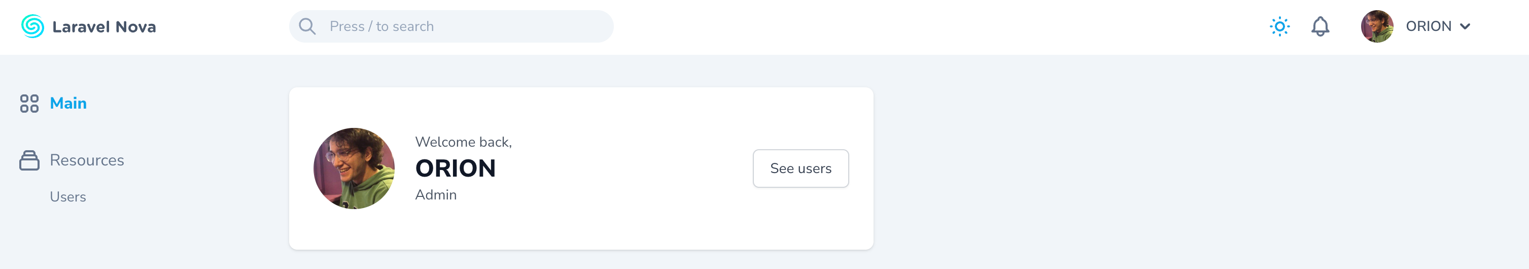 Greeter - Nova Packages