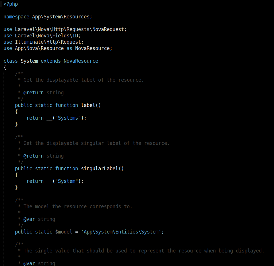 Laravel modular (Support ) - Nova Packages