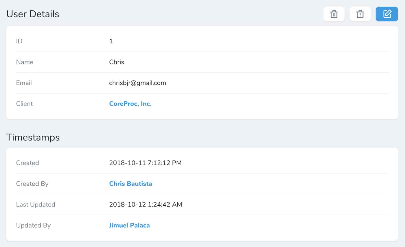 Auditing User Fields - Nova Packages Auditing User Fields - Nova Packages